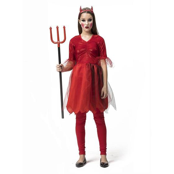 Fantasia Diabinha Adulto - Fantasia Super - Fantasia - Magazine Luiza
