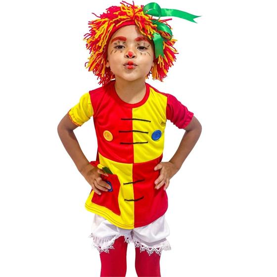 Fantasia Emília Infantil C/ Peruca - JUJU MAGAZINE FANTASIAS ...