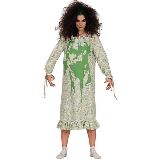 Fantasia Halloween de Terror Feminina Cosplay Exorcista Regan MacNeil ...