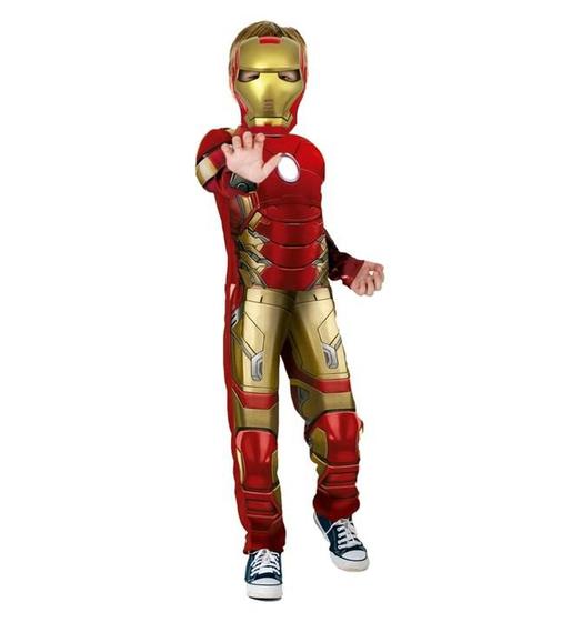 Fantasia Homem de Ferro / Iron Man Infantil Luxo Vingadores 2 Com ...