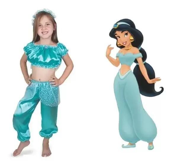 Fantasia Infantil Personagem Princesa Jasmine - 2 A 8 Anos - Brink ...