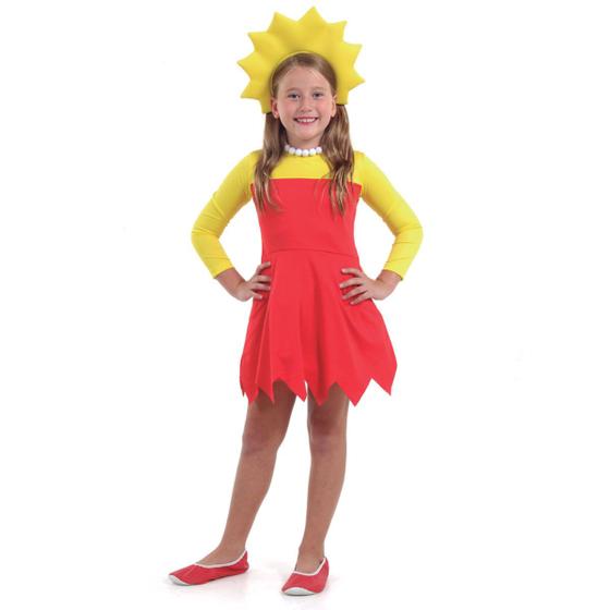 Fantasia Lisa Simpson Infantil - Os Simpsons - Original - Fantasia ...