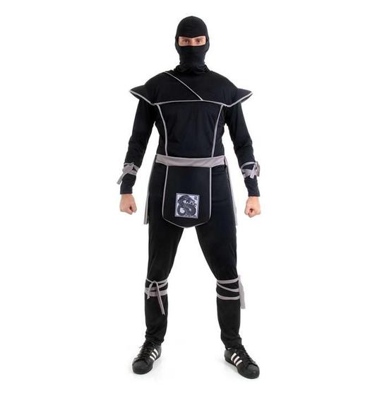 Fantasia Ninja Adulto Mortal Kombat Com Gorro - Sulamericana - Fantasia ...
