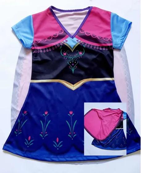 Fantasia Roupa Infantil Ana Frozen 2 a 9 anos - Schneider Moda ...
