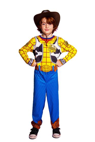 Fantasia Woody, Toy Story Longo Infantil Com Chapeu - Fantasia Brás ...
