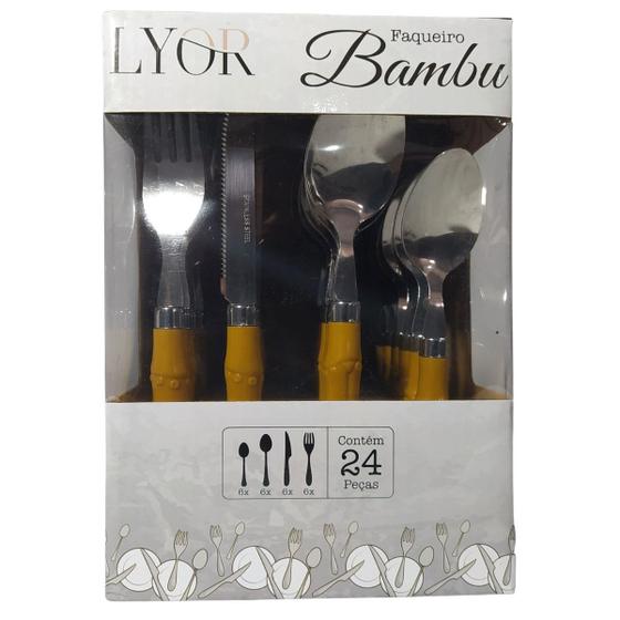 Faqueiro bambu - LYOR - Faqueiros - Magazine Luiza