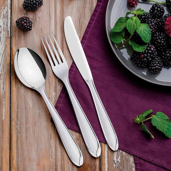 Faqueiro Laguna Tramontina 24 Peças Aço Inox Facas Churrasco ...