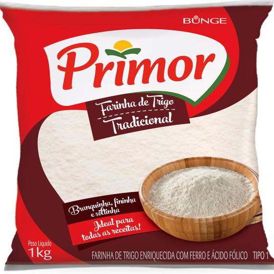 Farinha de Trigo Primor Tradicional 1 Kg - Bunge - Farinha - Magazine Luiza