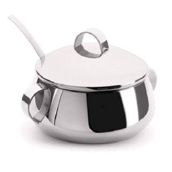 Farinheira inox com concha 800 gramas Forma Inox 2110 - Porta Farinha ...