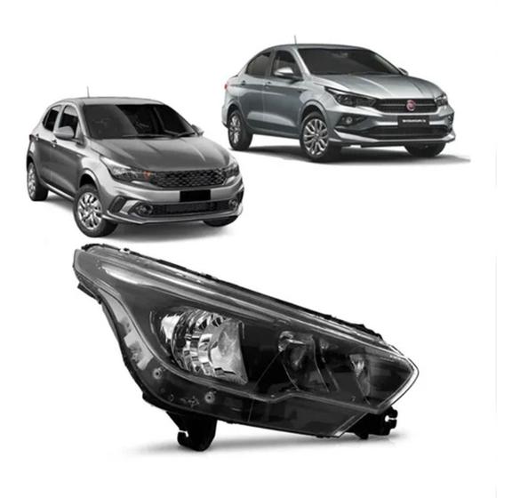 Farol Argo Cronos 2017 2018 2019 2020 Sem Led - AMS AUTO - Farol ...