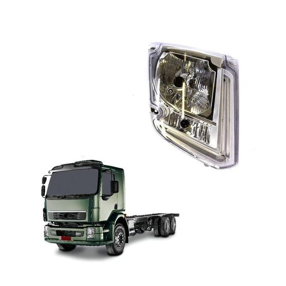 Farol Caminhao Volvo VM Apos 2014/ LED Direito - 82532284 - Truck Parts ...