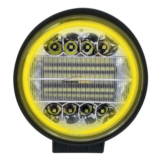 Farol de milha led 7d redondo 38 leds 12-80v com seta âmbar - RX ...