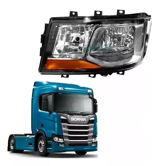 Farol Principal Scania NTG 2655842 LE 2019 Acima - Truck Word ...