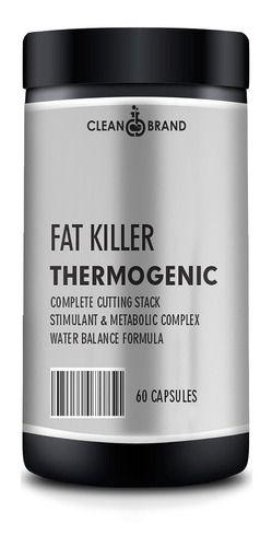 FAT KILLER Redutor de Medidas 60 cápsulas CLEAN BRAND THERMO FLAME ...