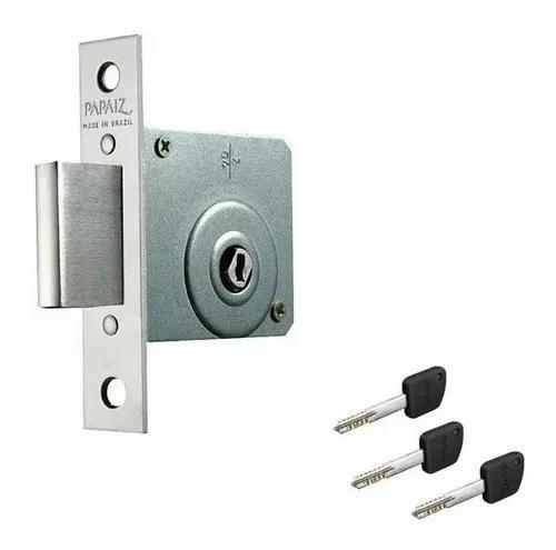 Fechadura 141 Cr R68 Chave Multiponto - Papaiz - Fechadura e Maçaneta ...