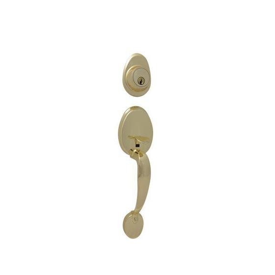 Fechadura Arouca Blim-Blim Latão Polido Dourado Externa - Fechadura e ...