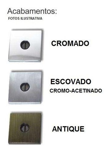 Fechadura Bico De Papagaio Quadrada Banheir Escovad 3f Aviao ...