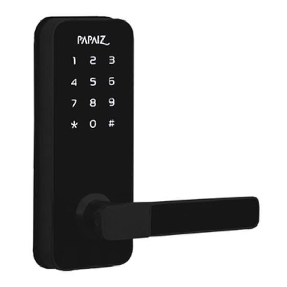Fechadura digital de embutir com senha e cartão Smart lock - SL100 ...