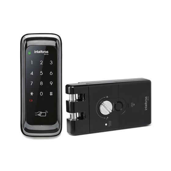 Fechadura digital para portas de correr FR 210 Intelbras - Fechadura ...