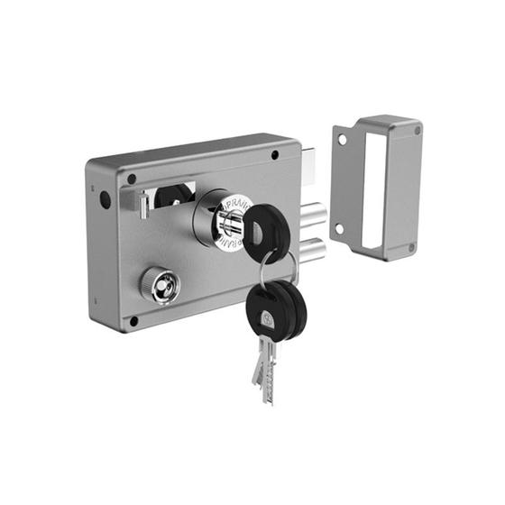 Fechadura Sobrepor Portão Soprano Cor Inox Chave Multiponto - Fechadura ...