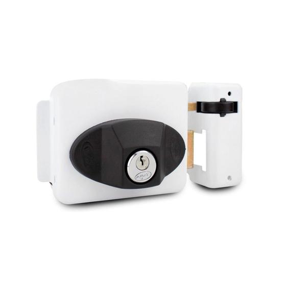 Fechadura Traver Uno Reversível PPA 12v Branca - Fechadura e Maçaneta ...