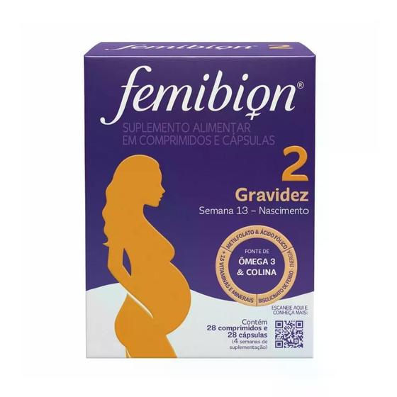 Femibion Fase 2 - Gravidez 28 Comprimidos E 28 Cápsulas - Procter ...