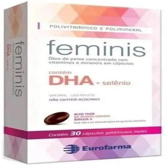 feminis suplemento alimentar 30 capsulas - eurofarma - Complemento Alimentar Adulto - Magazine Luiza