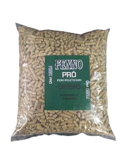 Feno Peletizado Para Coelho E Roedores Fenno Pro 2,5 Kg - Ração para ...
