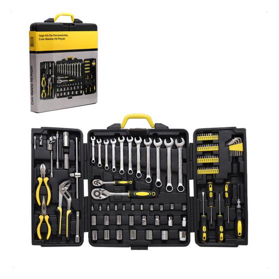 Ferramentas Automotivas Maleta Completa 110 Pçs - AMG - Maleta para ...