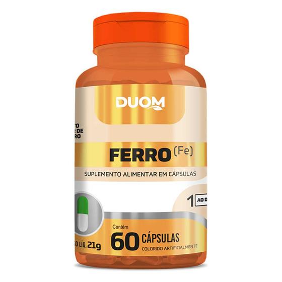 Ferro 60 cápsulas duom - Vitaminas A-Z - Magazine Luiza
