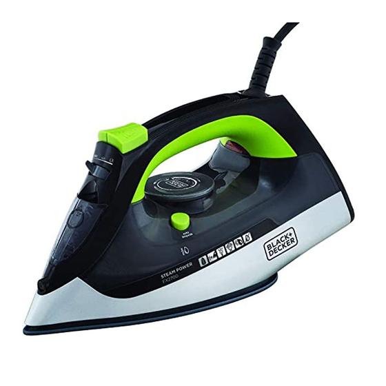 Ferro à Vapor Black Decker Steam Power Ceramic Gliss 1200W Preto/Verde ...