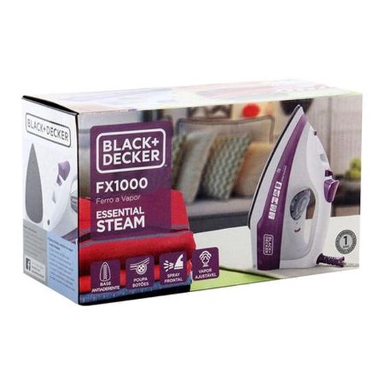 Ferro de passar a vapor black decker fx1000-b2 1200w 220v - BLACK+DECKER - Ferro de Passar e ...