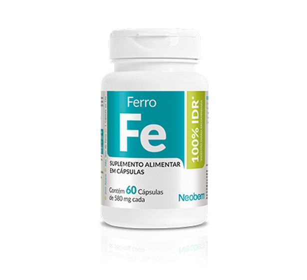 Ferro - suplemento alimentar 60cp - NEOBEM - Complemento Alimentar ...