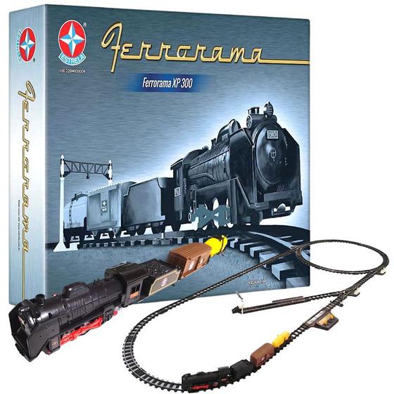 Ferrorama Xp 300 Super Pista De Trem Locomotiva Estrela - Autorama e ...