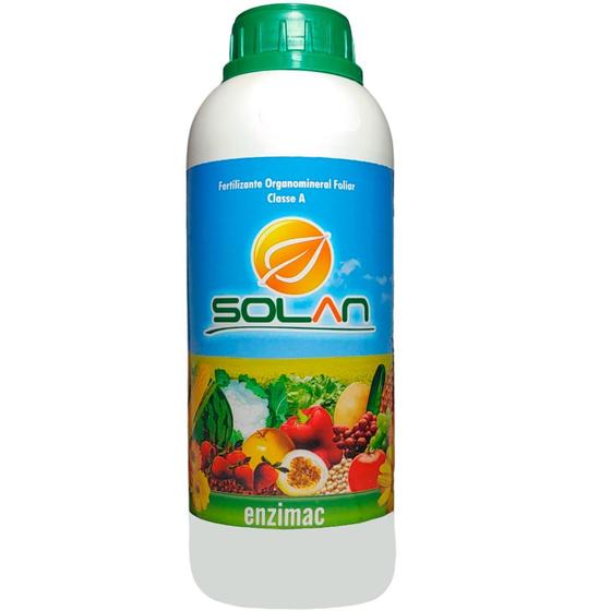 Fertilizante Adubo Solan Foliar Organomineral Classe A - 1 Litro ...
