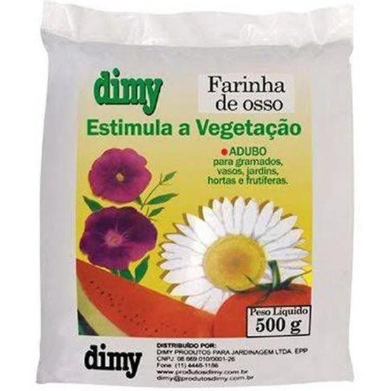 Fertilizante Farinha De Osso Dimy - 500g - Fertilizante para Plantas ...
