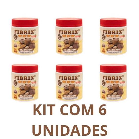 Fibrix Regulador Intestinal Vegano 200g KIT COM 6 UNIDADES - Maxsan ...