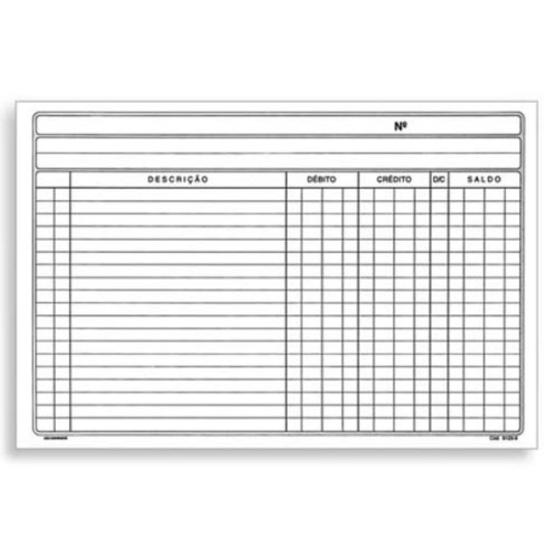 Ficha Conta Corrente 6x9 100 Folhas São Domingos - SAO DOMINGOS - Bloco ...
