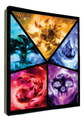 Fichário Album Magic Cinco Elementos Mana Porta 180 Cartas ...