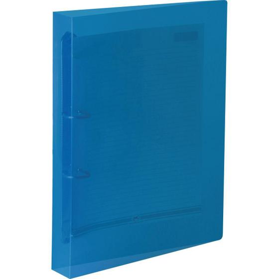 Fichario De Pvc Azul 4 Argolas 26,5 X 34,5 Cm Dac Unidade - Pasta ...