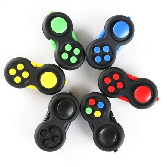 Fidget 8 Funções Fisher Game Toy Cube Controle Da Ansiedade Stress ...
