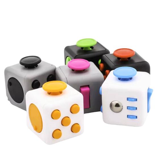 Fidget Toy Cube Cubo Mini Clicker Anti Stress Ansiedade - Aaz - Fidget ...