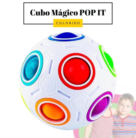 Fidget Toys Bola Cubo Mágico Brinquedos de Menina Menino Sensorial Pop ...