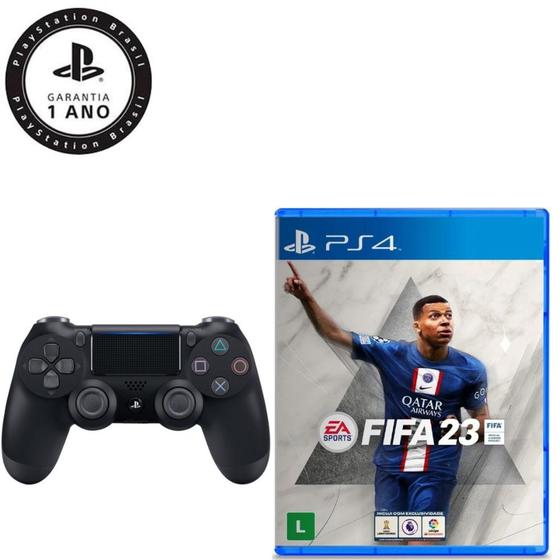 FIFA 23 PS 4 + Controle PS 4 Original Sony - Outros Games - Magazine Luiza