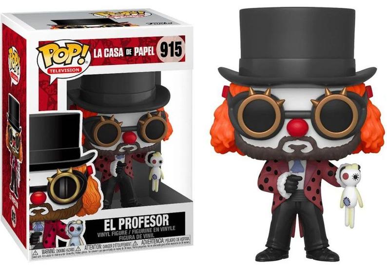 Figura Colecionável Funko POP La Casa De Papel El Professor Funko 915 ...