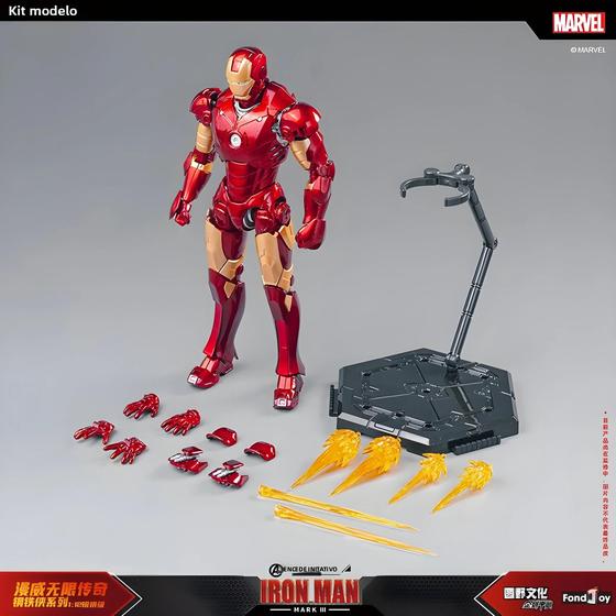 Figura De Ação Do Homem De Ferro Escala 1/12 Marvel Legends Tony Stark ...