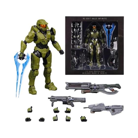 Figura De Ação Halo Infinite Master Chief Mjolnir Mk Vi 117 Ko's 1000 ...