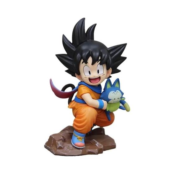 Figura de Goku Abraçando Puer Ya Mu - Dragon Ball - PVC - Colecionável ...