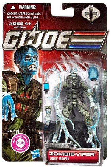 Figura gi joe 30th cobra trooper zombie-viper - 10 cm - ano 2011 ...