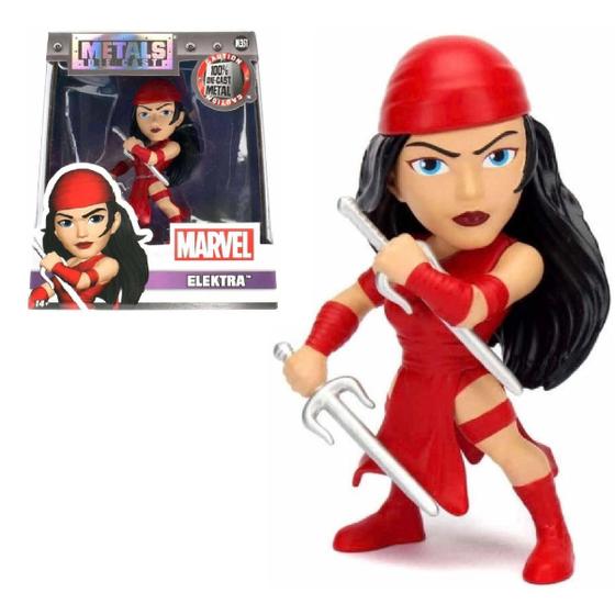 Figura Metals Die Cast Marvel Elektra M351 Jada Toys Dtc - Bonecos ...
